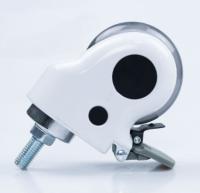 China TPR medical equipment castor wheels 100mm for sale
