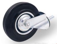 China 4 inch roller ball caster industrial rubber casters stem casters for sale