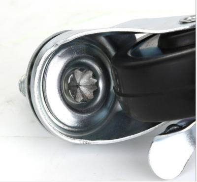 China stem rubber castors threaded caster wheels for furniture 3 In for sale