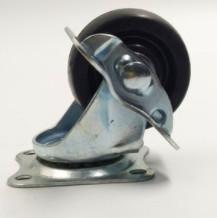 China small soft black rubber caster wheels for furniture for sale