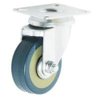 China grey rubber caster  for trolley apparatus castors 3'' for sale