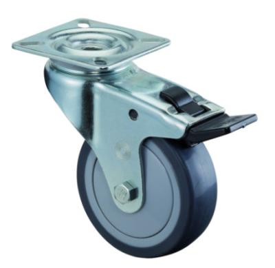 China Apparatus Castor Swivel Casters With Brakes Locking Wheels for sale