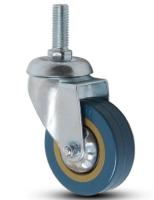 China trolley wheel grey rubber swivel castors 3 inch for sale