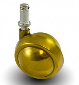 China Brass Vintage Ball Caster With Grip Ring Stem for sale