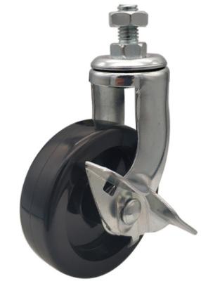 China Brass Tea Trolley Caster Furniture Wheels For Drink Trolley for sale