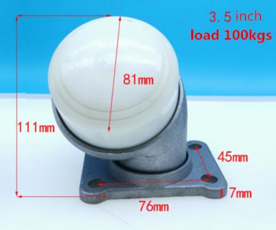 China Caster Wheels For Textile Machine Spare Parts Silver Can for sale