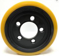 China drive wheel for electric pallet truck PU on steel casters 200mm for sale