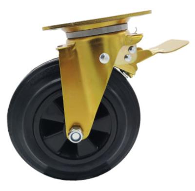 China Waste Bin Caster Wheel 8 Inch for sale