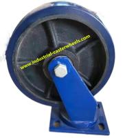 China Super Heavy Duty Rubber Caster Wheel 700kgs for sale