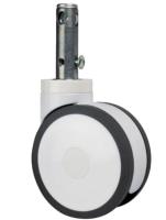 China 6 inch central brake hospital bed wheels for sale