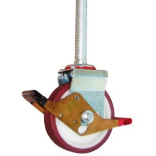 China Aluminium Stem Scaffolding Caster for sale