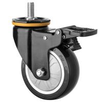 China Industrial Polyurethane Castor Wheel 3 Inch for sale