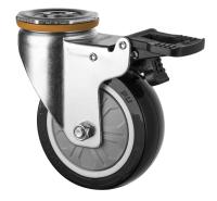 China American Medium Duty PU Caster 5 Inch for sale