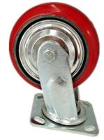 China 8 Inch Polyurethane Caster Wheel Cast Iron Casters Heavy Casters for sale