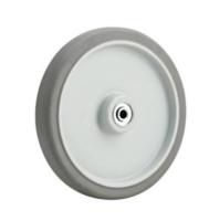 China 250mm Mobile Ice Bin Wheels , Gray Low Profile Castor Wheels 12mm Hole for sale