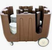 China 10 Inch Caster Wheel For Mobile Dish Caddy Storage Cart for sale