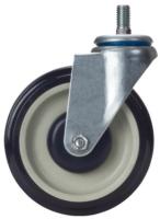 China 5 Inch American Shopping Cart Blue PU Wheels for sale