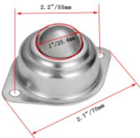 China 1'' Conveyor Roller Bearing Ball Caster for sale