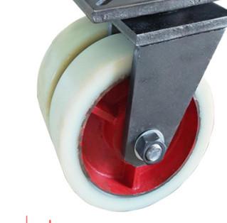 China 12 Tons Swivel Nylon Twin Wheel Heavy Duty Caster 12000kgs for sale