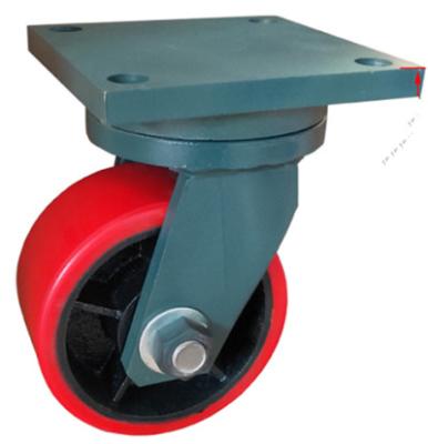 China 8 Inch White Nylon On Steel Heavy Duty Caster  5 Ton 5000kg for sale