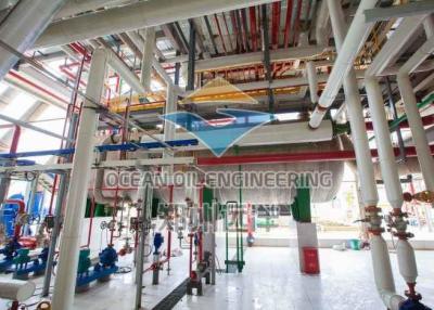 China Stainless Steel Oil Pretreatment Plant Electric Steam Heating 12 Month Warranty for sale