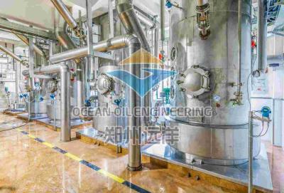 China ISO9001 Edible Oil Refining Equipment 304 Stainless Steel 200-500TPD Automatic PLC Control for sale