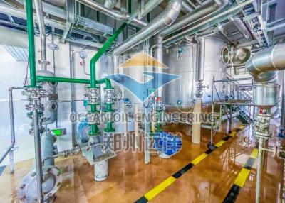 China Stainless Steel Edible Oil Refinery Plant 10-5000 TPD Fully Automatic 220V 380V for sale