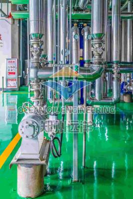China PLC Controlled Biodiesel Equipment 10-500 TPD Fatty Acid Distillation Esterification for sale