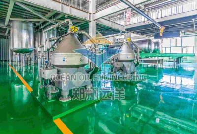 China ISO9001 Edible Oil Refining Equipment 200-500TPD Automatic Physical Refining for sale
