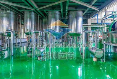 China ISO9001 Edible Oil Refining Machine 1000T/D with PLC Control System for sale
