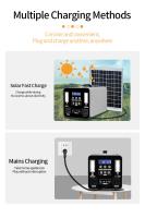 China Solar generator 1000W 220V 110V Lithium battery solar portable power bank station 1000W for sale
