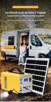 China Factory Sales Outdoor Camping RV Fishing Travel Party Outdoor-Working Generator 84W Solar Portable Power Station for sale
