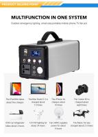 China 200W 220V 230V EU Plug Powerstation Outdoor Camping Solar Generator LiFePO4 Battery Portable Solar Power Station for sale