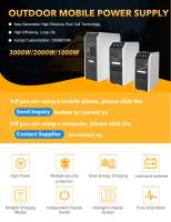 China 3800W Portable Power Station Outdoor Camping With Solar Power Generator for sale