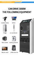 China 3800W Portable Power Station Outdoor Camping With Solar Power Generator for sale