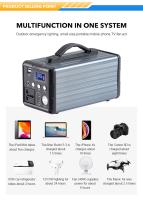 China 500W Portable Power Station Generator Lifepo4 Battery Camping Charging Bank for sale