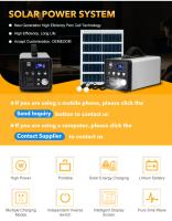 China 360WH Portable Solar Charging Station For Outdoor Emergency Power Supply for sale