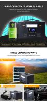 China Auto Emergency Portable Power Station Generator Power Bank 768WH 220V for sale