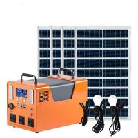 China Outdoor Solar Portable Power Station 1000W Orange Solar Generator for sale