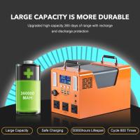 China Outdoor Solar Portable Power Station 1000W Orange Solar Generator for sale