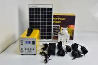 China Smart Portable Power Station Generator 120W With Solar Panel For Camping for sale