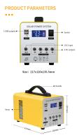 China Smart Portable Power Station Generator 120W With Solar Panel For Camping for sale