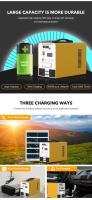 China Multi Functional Portable Solar Powered Generator 220V 500W 380WH for sale