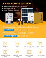 China Multi Functional Portable Solar Powered Generator 220V 500W 380WH for sale