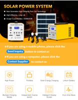 China Solar System Portable Power Station Generator To Charge Light And Fan for sale