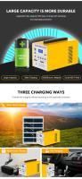 China Solar System Portable Power Station Generator To Charge Light And Fan for sale