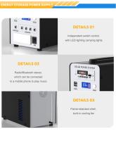 China 128WH Lifepo4 Solar Generator For Camping Outdoor Solar Panel Power Station for sale