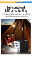 China 128WH Lifepo4 Solar Generator For Camping Outdoor Solar Panel Power Station for sale