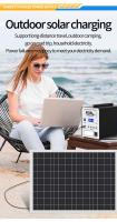 China 128WH Lifepo4 Solar Generator For Camping Outdoor Solar Panel Power Station for sale
