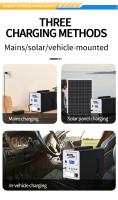 China 128WH Lifepo4 Solar Generator For Camping Outdoor Solar Panel Power Station for sale